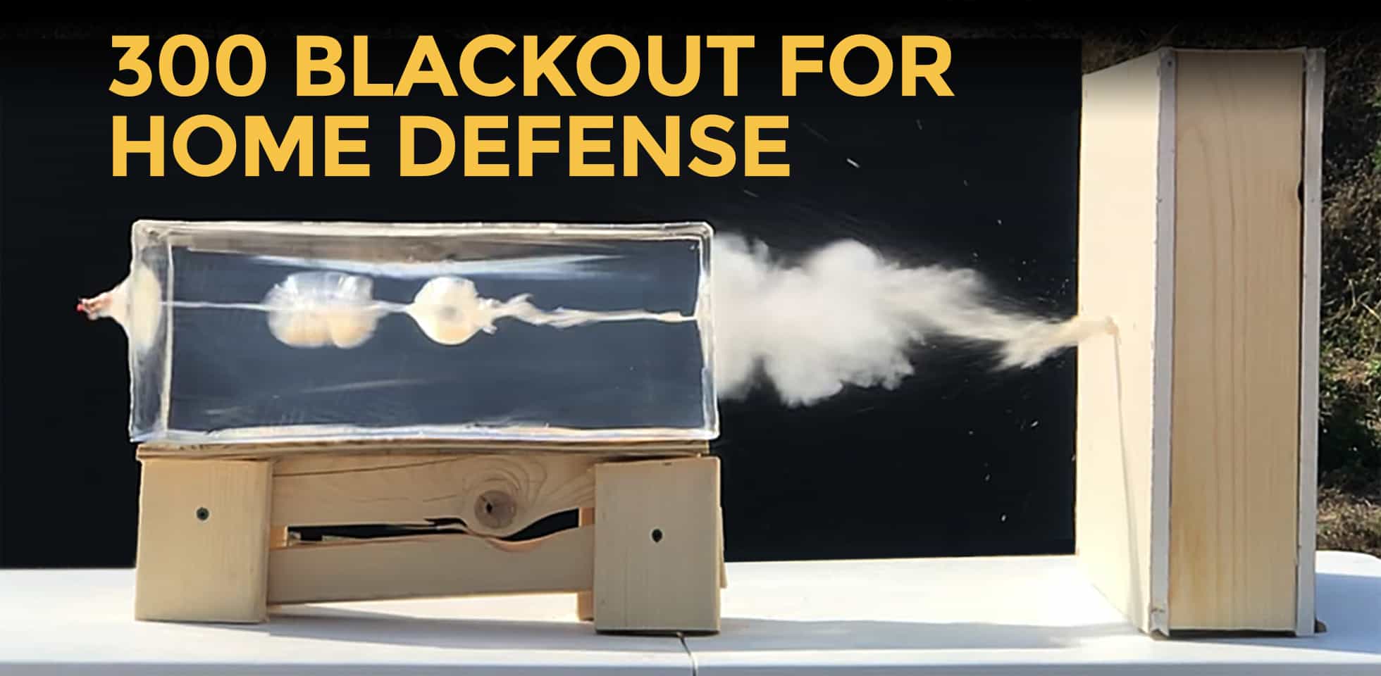 Using 300 Blackout For Home Defense - AmmoMan School of Guns Blog