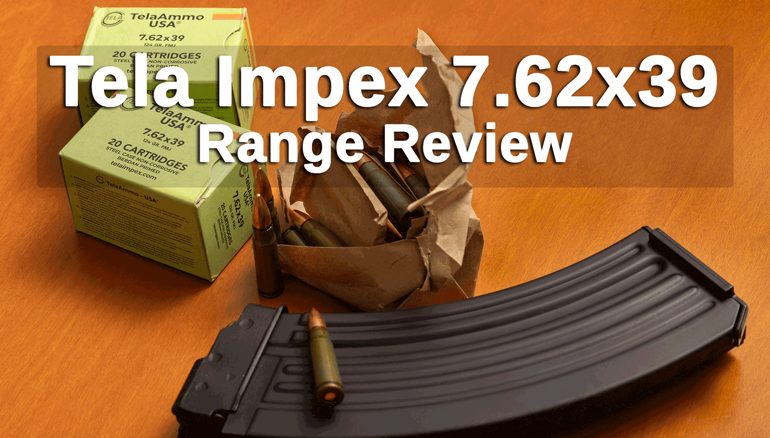 Tela Ammo Review - 7.62x39 at the Range