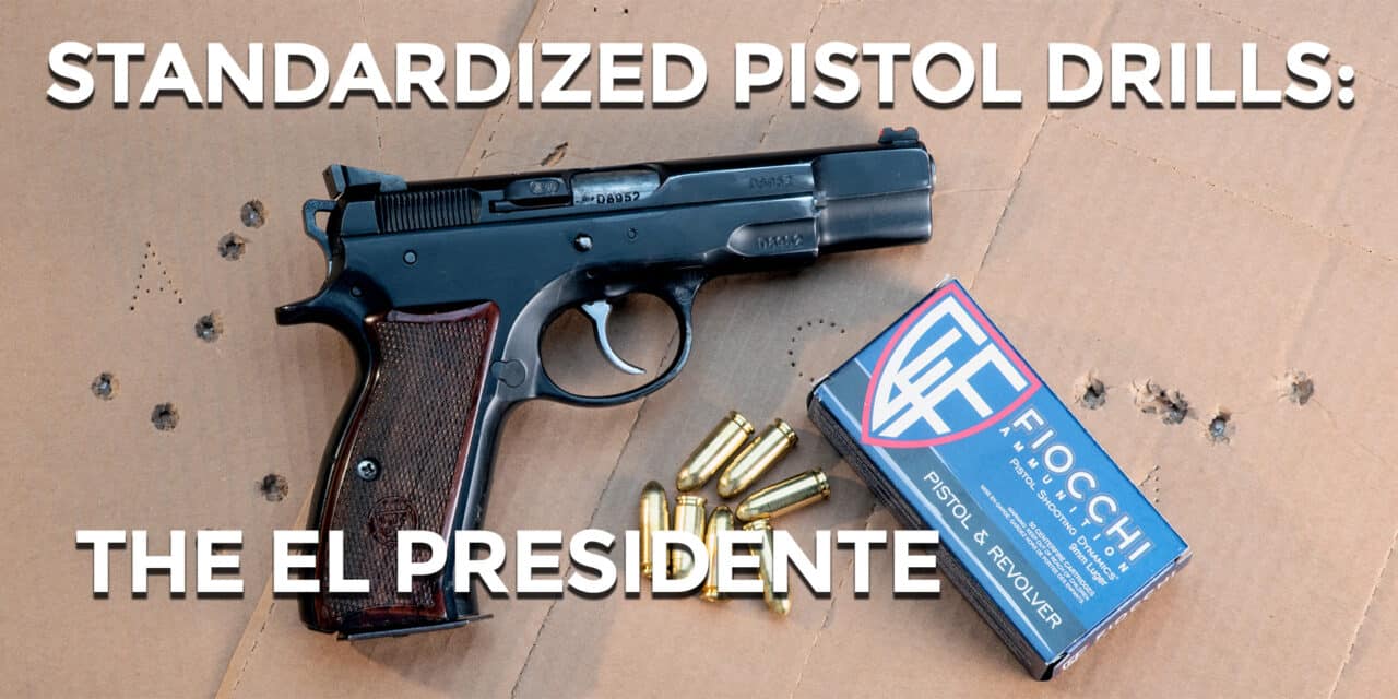 Standard Pistol Drills: The El Presidente - AmmoMan School of Guns Blog